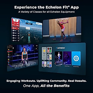 Echelon EX5-S Smart Connect Fitness Bike, 30-Day Free Echelon Membership, Easy Storage, Small Spaces, Cushioned Seat, Solid, Top Instructors, 32 Resistance Levels, Bluetooth, (Renewed Premium)