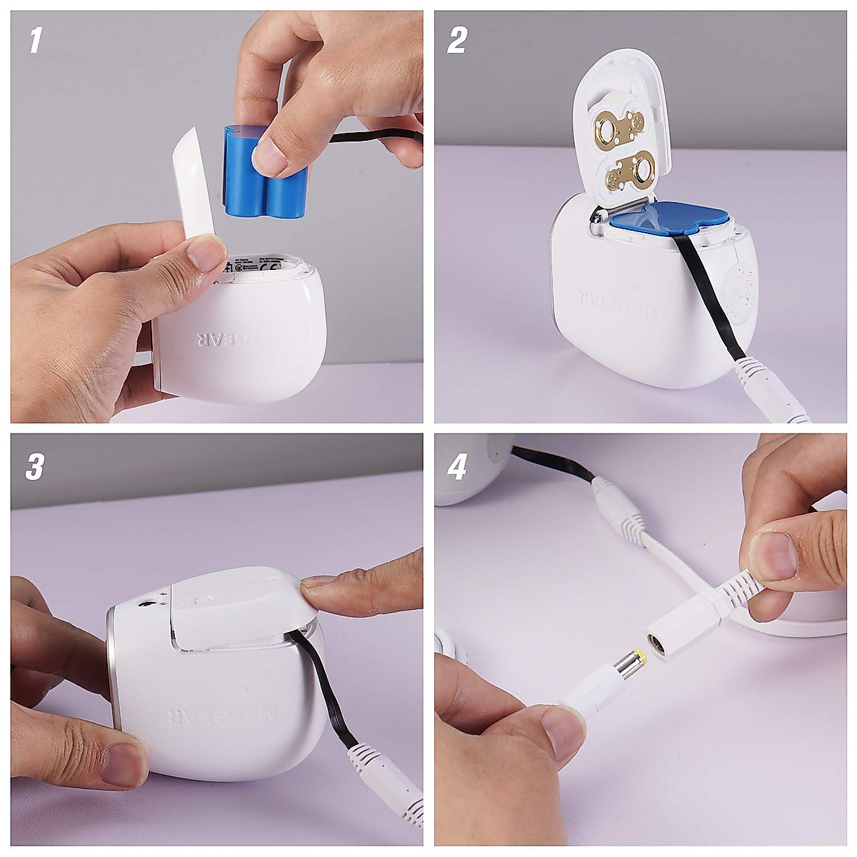 Power Adapter Compatible with Arlo (Replace CR123A), with 25Feet/7.5m Weatherproof Outdoor Cable Continuously Power Your Arlo Camera, Not Compatible with Alro Pro and Arlo 2