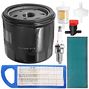 Anxingo 795115 794422 Air Filter Oil Fuel Filter Replacement for B S 31A507 31A677 31A607 31E607 31E677 698083 697153 Intek 15.5HP 17-17.5HP Tractor Engines John Deere Toro Lawn Mower