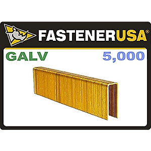 1-1/4" Leg x 7/16" Crown 16GA GALV N15 Staples 5,000ct | N15J