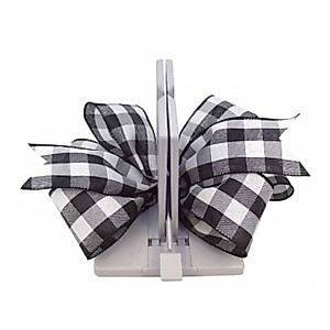 Bowdabra Designer Bow Maker Kit, Large Bundle with 100yd Gold Bow Wire for Creating Gift Bows, Swags, Decorations, Hair Bows, Party Favors, Corsages