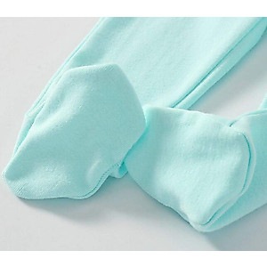 Alsmiley Baby Boy 5-Pack Newborn to Toddler Cartoon Cotton Long Footed Pants Gift Set 9-12 Monthes