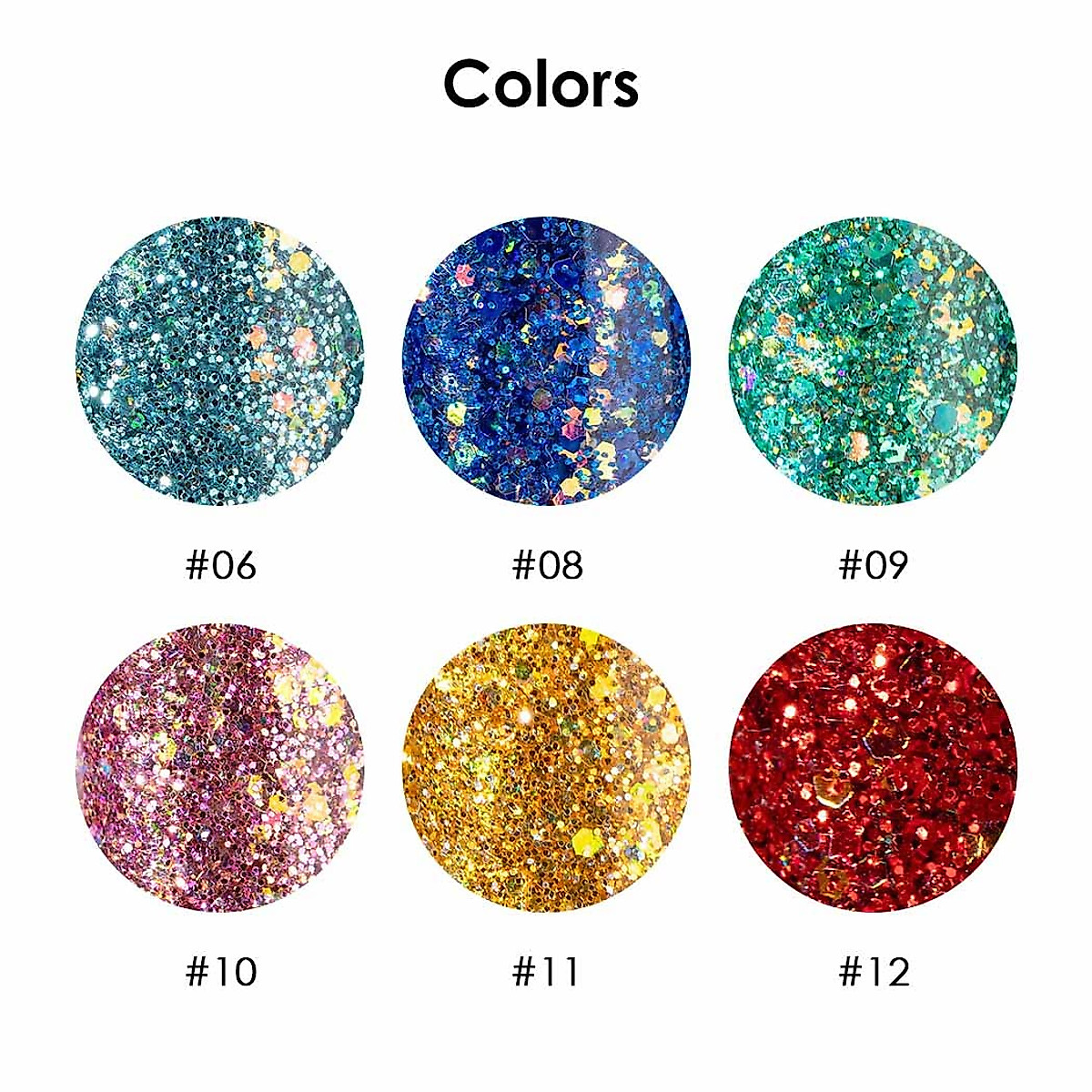 Eyret Green Liquid Eyeshadow Long Lasting Glitter Eyeliner Party Sparkle Sequins Eyeshadow Beauty Cosmetic Makeup for Women and Girls (C-Green)