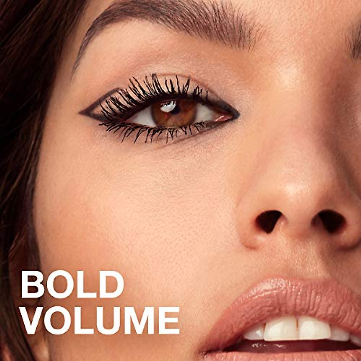 Maybelline Volum' Express The Colossal Washable Mascara, Volumizing, Glam Black