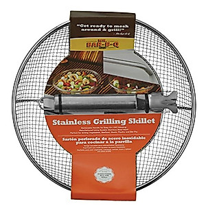 Mr. Bar-B-Q 06814X Stainless Steel Mesh Grilling Skillet