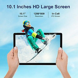 Wielio Android 12 Tablet 10.1 Inch Gaming Tablets-MTK 8183 2.0Ghz Octa-Core Processor-4GB RAM+64GB ROM+1TB Expand-Dual Camera 5MP-WiFi&Bluetooth 5.0,Blue
