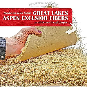 Pecking Order Nest Box Pads (10 Pack) - Made from Excelsior Wood Fibers
