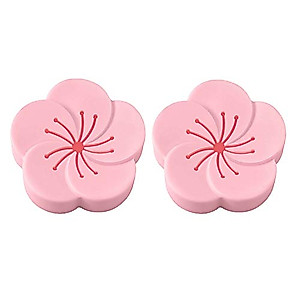 AKOAK 2 Pcs Flower Aromatherapy Box Wardrobe Deodorant Box, Home Bedroom Toilet Toilet Deodorant Aromatherapy Storage Box (Pink)