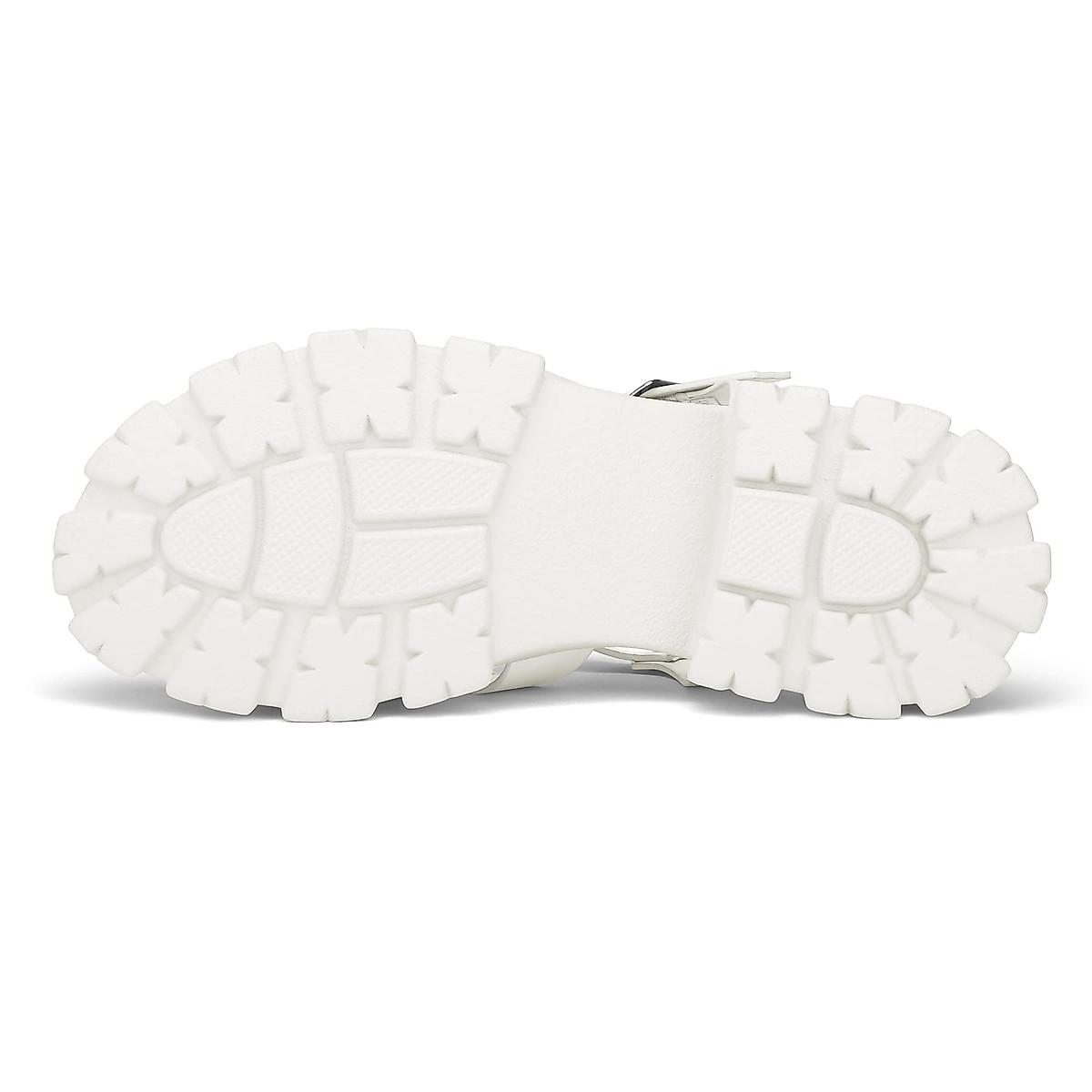 mysoft Women's Fisherman Platform Sandals Ankle Strap Lug Sole Hollow Out Closed Toe Chunky Summer Sandals