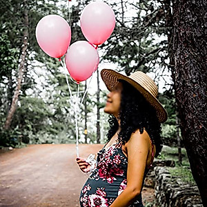 200pcs Small Pink Latex Balloons - 5 Inch Mini Thick Pink Birthday Balloons for Birthday & Wedding Decorations, Baby Shower