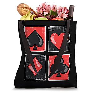 Lucky Playing Cards Full Hand Gambling Gamble Risk Casino Tote Bag