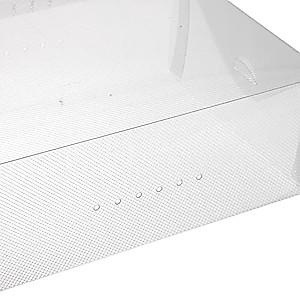 Lawei 10 Pack Clear Women's Shoe Box - Foldable Shoe Storage Boxes Plastic Shoe Organizer Bin for Men, Women and Kids