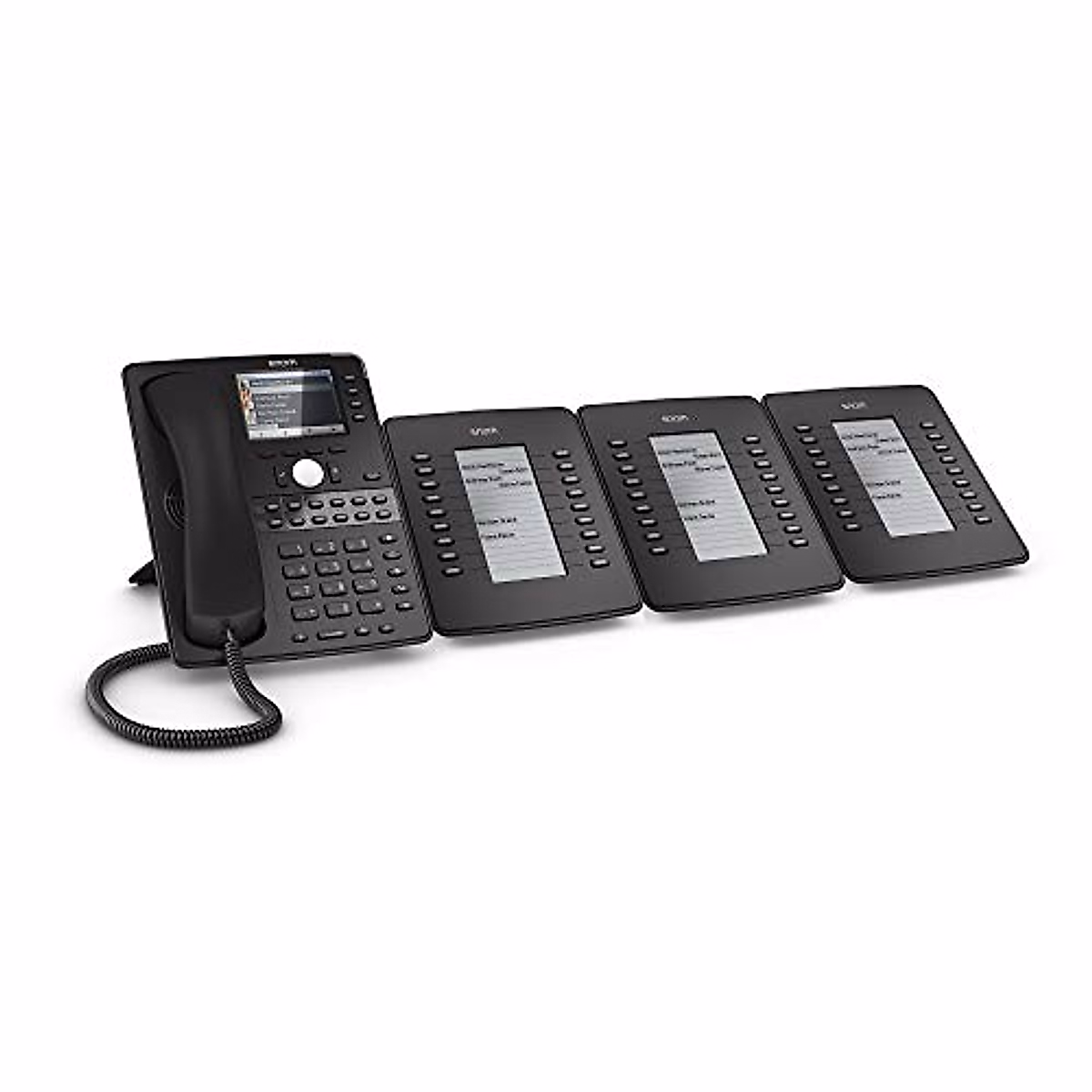 Snom SNO-D745 Sip Desk Phone with High-Resolution Display VoIP Phone and Device, Black