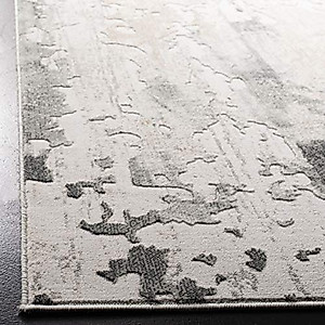 SAFAVIEH Vogue Collection Runner Rug - 2' x 12', Beige & Charcoal, Modern Abstract Design, Non-Shedding & Easy Care, Ideal for High Traffic Areas in Living Room, Bedroom (VGE141A)