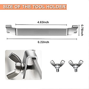 Begatter Grease Gate Spatula Holder Combo, Food Mesh Screen Blocks Food from Falling into Rear Grease Trap, Blackstone Griddle Accessories Universal Fit All Blackstone Grills, 2 PCS