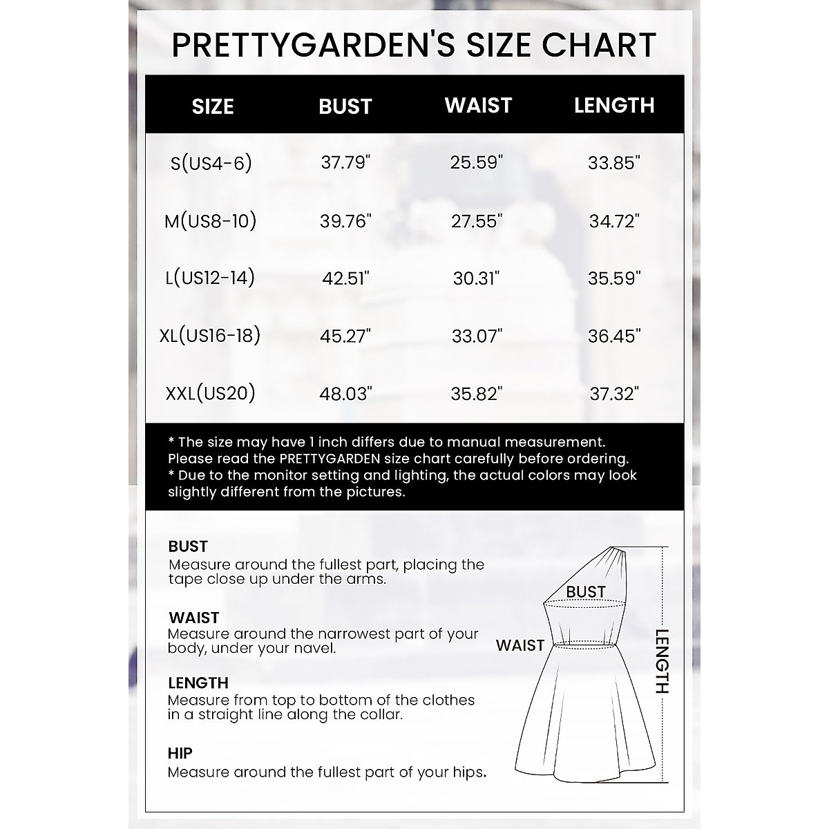 PRETTYGARDEN Women's Summer Tie One Shoulder Boho Floral Dress Elastic Waist Tiered Ruffle A Line Flowy Mini Dresses (Black Pink,Small)