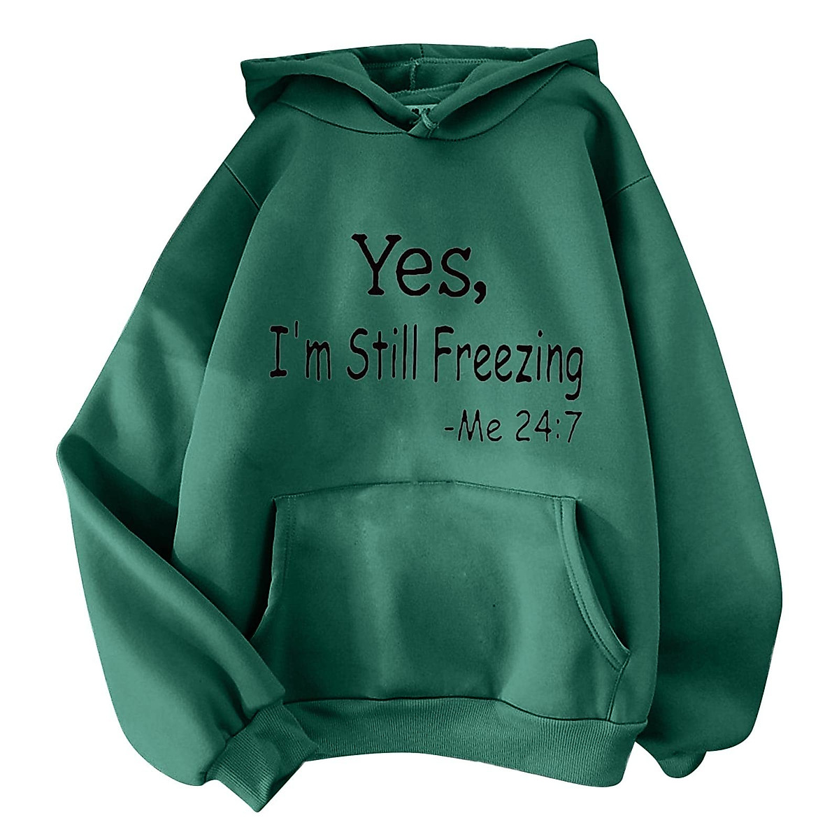 Ollysqiar Women's Cotton Polyester Long Sleeve Sweatshirt