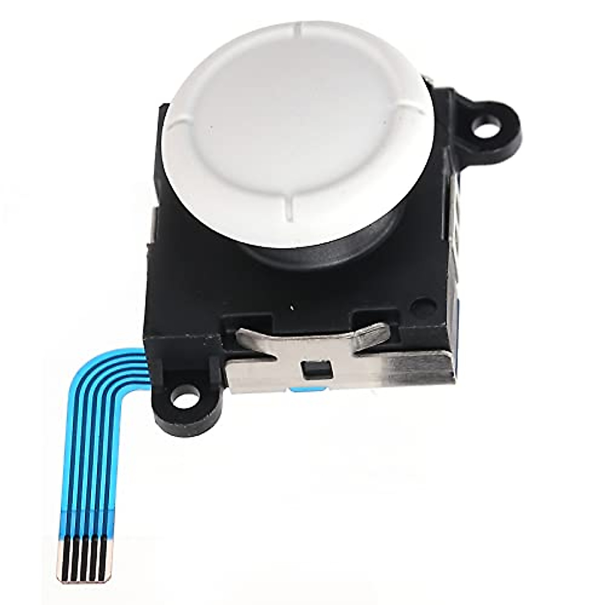 Joystick Button Module, Easy to Install Portable Lightweight Thumb Stick Comfortable for Switch Lite Controller(White)