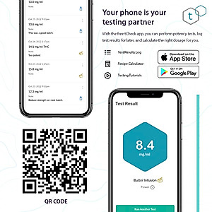 tCheck Portable Potency Tester Kit | New UV Spectrometer Technology Gives Faster & Accurate Results For Oils, Infusions, Concentrates & Flowers | App Controlled Home Potency Testing Kit
