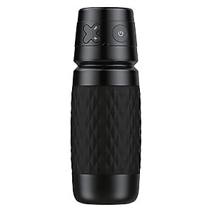 Male Masturbator Sex Toys for Men - Male Sex Toy Penis Pump with 3 Suctions & 4 Vibrations, Mens Sex Toys with 3D Sleeve, Hands Free Masturbators Blowjob Adult Toys, Silicone Shell Male Stroker(Black)