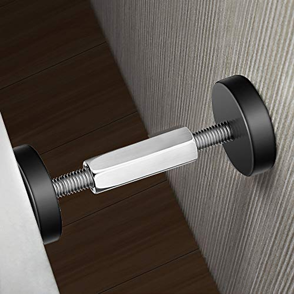 Neatbuddy Adjustable Headboard Stoppers,Bed Frame Anti Shake Tool,headboard stabilizer,Bed Stopper for for Room Wall, Beds, Cabinets, Sofas (2.75-4.1 inch)