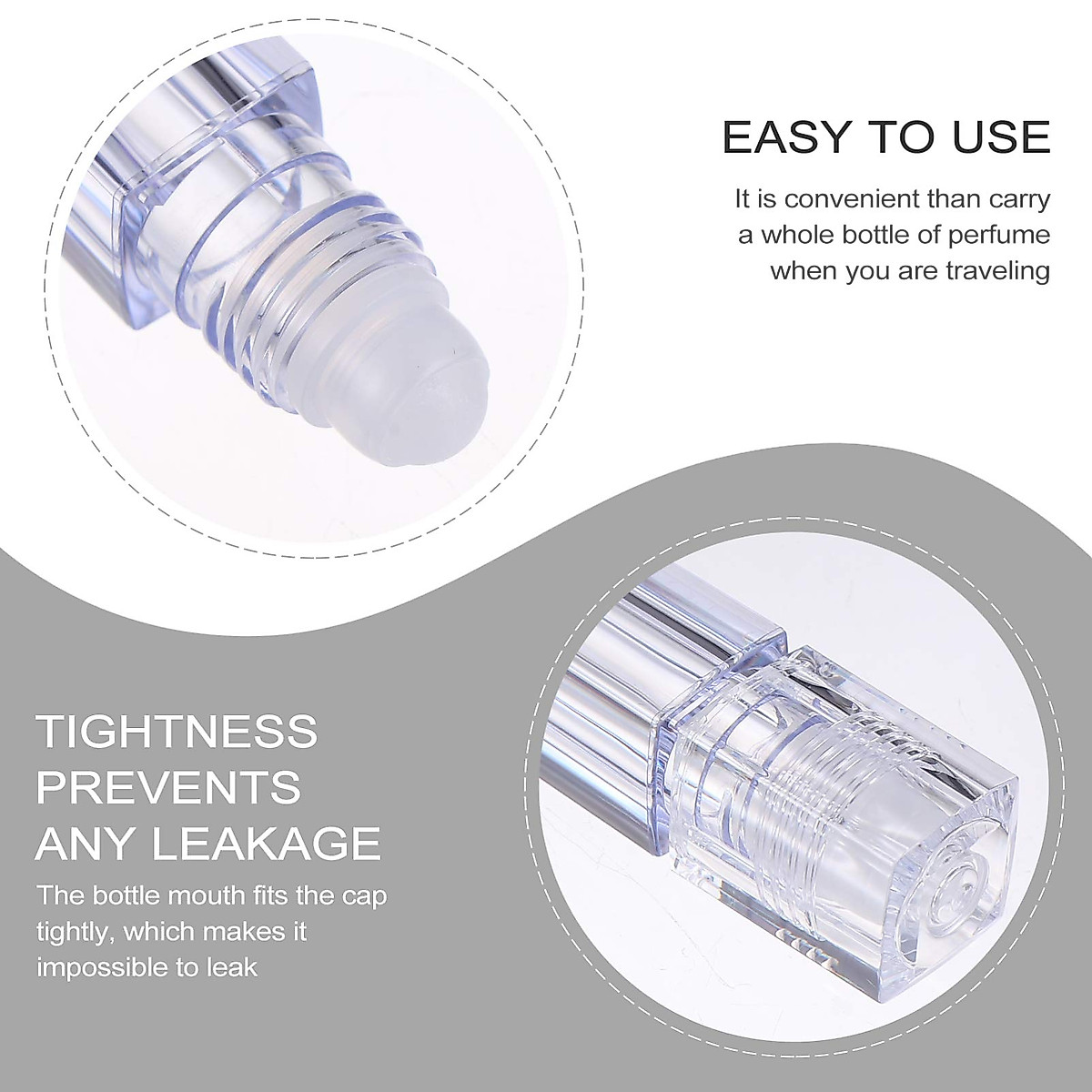 Beaupretty 10pcs Lip Gloss Tubes Empty Lip Gloss Containers Plastic Clear Mini Refillable Lip Balm Eyeliner Mascara Bottles Reusable Lipstick Wand Transparent