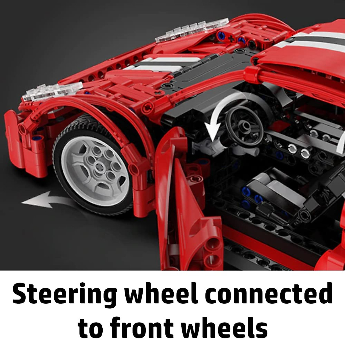 WISEPLAY Car Building Kits for Adults and Kids - Collectible Car Models Kits to Build for Adults and Kids -Technic Set 1:12 Scale 1126 Pieces - Great Birthday Gift for Adults, Teenagers and Kids