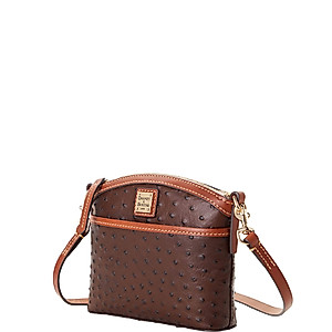 Dooney & Bourke Ostrich Domed Crossbody Shoulder Bag