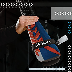 Sklon Ski Strap Fasteners - Rubber 2 Pack Carrier - Securely Transport Your Skis - Ski Accessories Great for Carrying Ski Gear - Men, Women and Kids