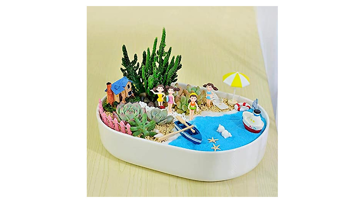 Cayway 7 Pack Miniature Basing Kit for Scenic Models and Dioramas