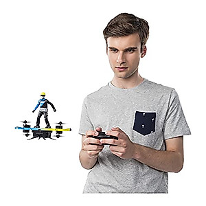 Air Hogs 2-in-1 Extreme Air Board, Transforms from RC Stunt Board to Paraglider, for Ages 8 and Up