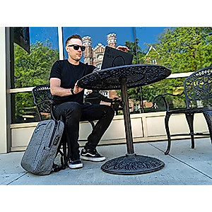 Coalatree Compass Durable Travel Laptop School Bag Backpack for Men and Women, Slate