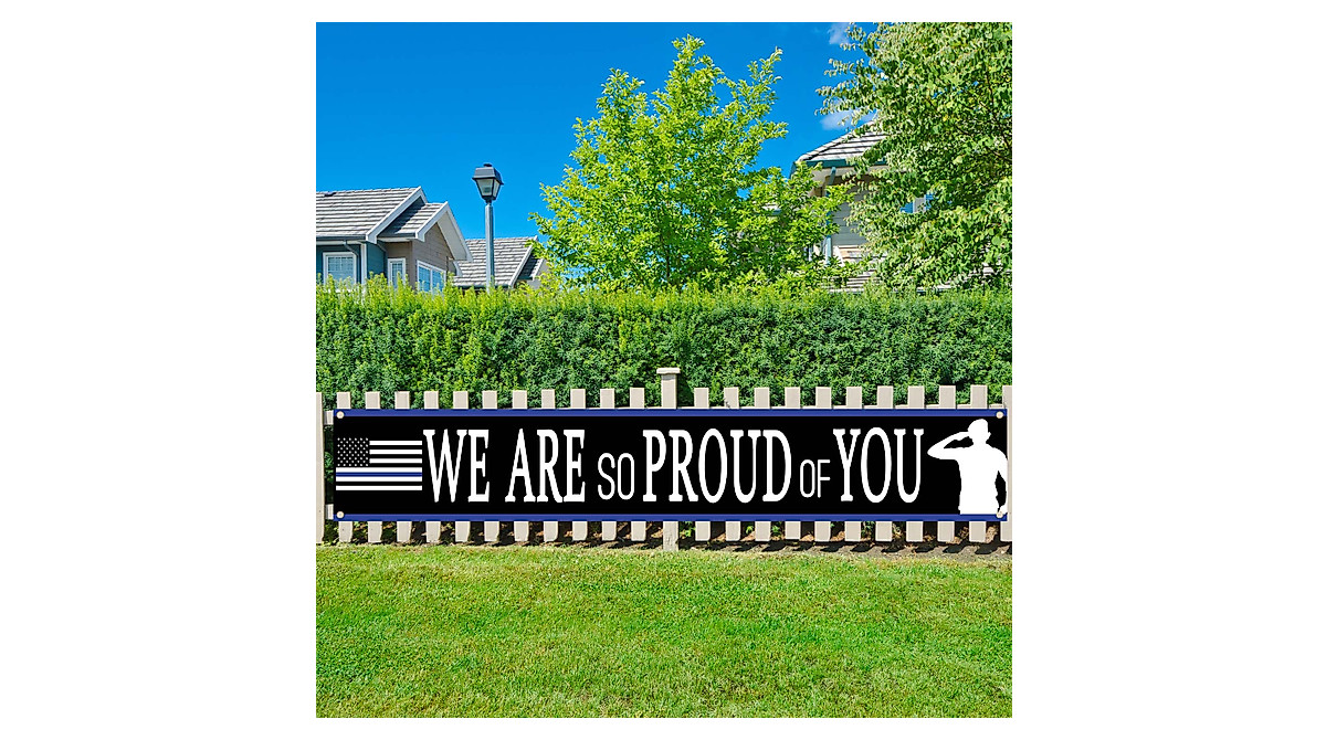 Proud Police Officer Yard Sign - Perfect for Celebrations