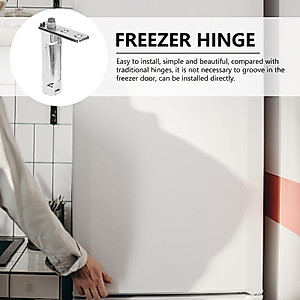 Metal Hinges 1pc Refrigerator Door Hinge Door Pivot Hinges Refrigerator Hinge zinc Alloy Hinges Door Hinges Spring Hinge s Freezer Door Hinge top Door Metal