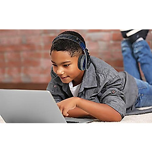 eKids Batman Bluetooth Headphones for Kids, Wireless Headphones with Microphone for Video Call or Zoom Meeting, for Fans of Batman Merchandise and Gifts