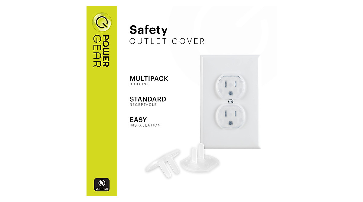 Baby-Proof Electrical Outlet Covers - Power Gear Safety Set