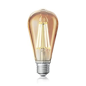 Sengled Zigbee Smart Bulb, Smart Hub Required, Work with SmartThings and Echo with built-in Hub, Voice Control with Alexa and Google Home, Amber Warm 2000K Smart Edison Bulbs, 60W Equivalent 1 Pack