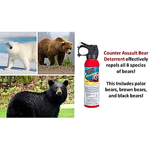 Counter Assault Bear Spray, 8.1 oz (Pack of 2)