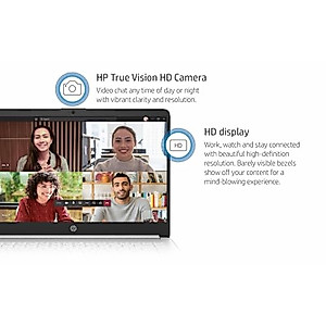 HP Newest 14" Ultral Light Laptop for Business. Intel Quad-Core N4120(> N4020), 8GB RAM, 192GB Storage, 1 Year Office 365, (64GB eMMC+128GBSD Card) Webcam, HDMI, WiFi, USB-A&C, Win 11 S/OLY