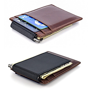 Dockem The Rȳd with Cash Corral Minimalist Modular Wallet, Genuine Leather