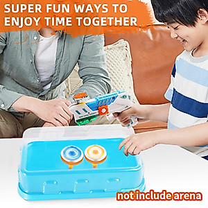 Bey Battling Top Burst Gyro Toy Set with 4 Spinning Top Burst Gyros 1 Toy Launchers Combat Battling Game Gifts for Boys Children Kids Ages 6+