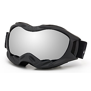 Cloud 9 - Professional Mens Snow Goggles Cross-Rocket Big Anti-Fog Dual Lens UV400 Protection Snowboarding Oversized Ski Goggles