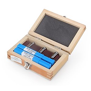 ICZW Keyway Broach Set HSS Keyway Cutting Tool for Lathe Metric Size Broaches with Bushings and Shims (6 pcs)