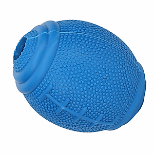 Naroote Dog Rugby Toy, Dog Toy Balls Bite Resistant High Resilience Rubber Interactive for Puppy for Outdoor