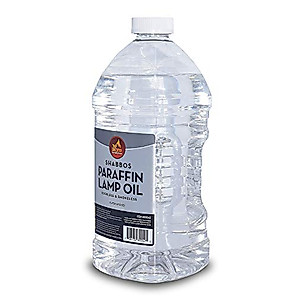Ner Mitzvah Paraffin Lamp Oil - Clear Smokeless, Odorless, Clean Burning Fuel for Indoor and Outdoor Use - 2 Liter (67.6 oz)
