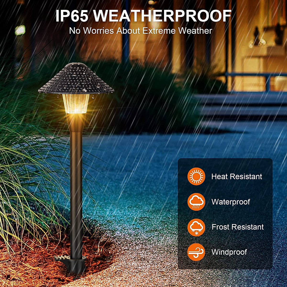 XMCOSY+ Low Voltage Landscape Lights, 200LM Smart LED Pathway Lights with APP Control, Adjustable Warm White&RGB, Compatible with Alexa, 12V 6W Outdoor Landscape Lighting for Garden Path Lawn (6 Pack)