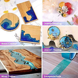 LET'S RESIN Resin Tape,2Inch Wide x 108FT Long Epoxy Tape,Thermal Adhesive Tape,High-Temperature Heat Insulation, Easy Peel, Release Resin Tape for Epoxy Resin Molding, River Tables,Remove Residue