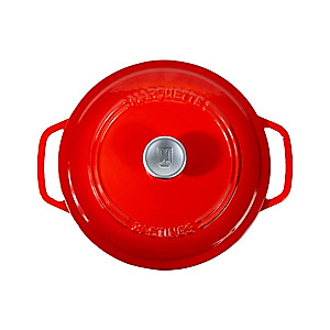 Marquette Castings 6 qt. Enameled Cast Iron Dutch Oven (Iron Red)