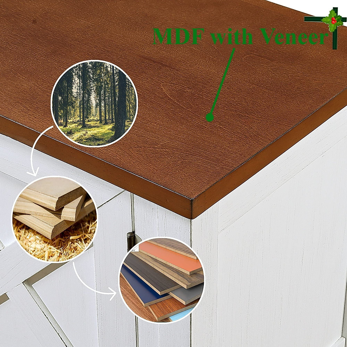 Warmiehomy Console Table Sofa Table with 2 Door Cabinets, Entryway Table with Storage Shelf, Farmhouse Entry Way Table Buffet Sideboard for Kitchen, Hallway, Foyer, Dining Room,Antique White