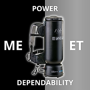 Prolux 10 Quart Commercial Backpack Vacuum with Premium 1.5-Inch Attachments, HEPA Air Filtration, Deep Cleaning for All Floor Surfaces